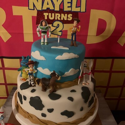 Personalized Toy Story Inspired Name With Number Glitter Die Cut/party ...