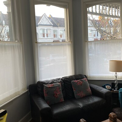 Cotton Muslin Blind, Flat Curtain, Egyptian Cotton, Max Length 120cm - Etsy