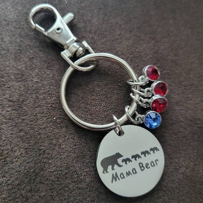 Seven Chakra Keyring,natural 7 Chakra Key Ring ,8mm Handmade Natural ...