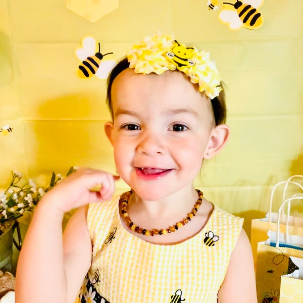 Bumble Bee Headband, Bumble Bee Hair Bow, Baby Headband, Photo Prop ...