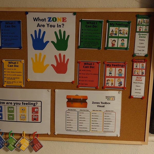Anger Management Ladder, Self-regulation Zones Tool, Calming Corner ...