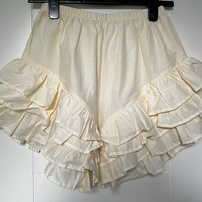 Cotton Bloomers Women Bloomer Shorts Pantaloons Victorian Frilly ...