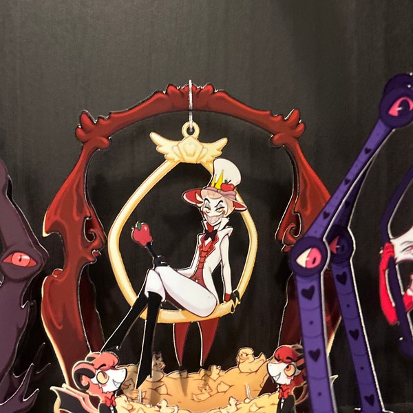 Lucifer Morningstar - Hazbin Hotel Paper Craft Standee - Etsy