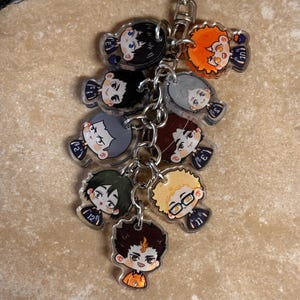 Mini Haikyuu 1/3bookmarks Boy Volleyball Anime Hinata Kageyama Kozume ...