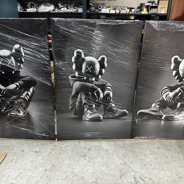 Halloween Kaws Poster, Set of 3, Printable Kaws Poster, Hypebeast ...