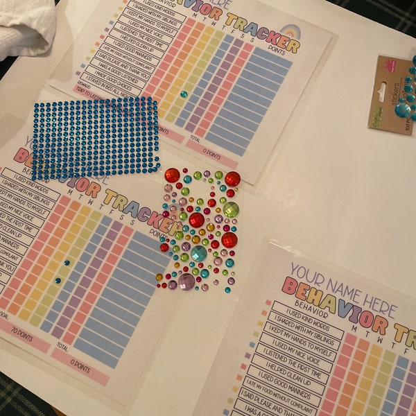 Editable Behavior Tracker for Kids, Good Behavior Chart, Toddler Kid ...