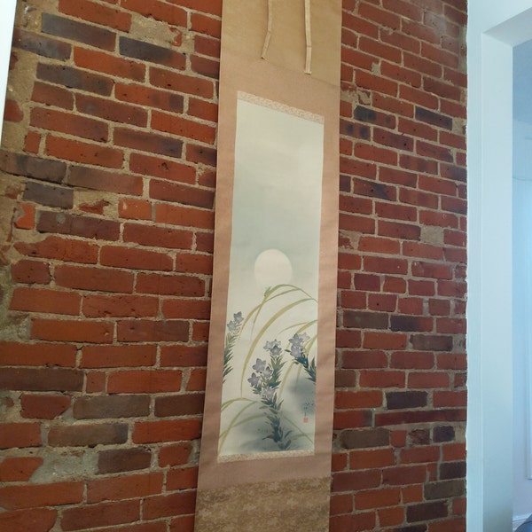 Antique Japanese Scroll,kakemono Scroll,yokai Painting,oni Art,japanese ...