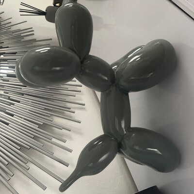 SALE Yappiedogs™ Official Grey Edition Balloon Dog Home Decor Sculpture ...