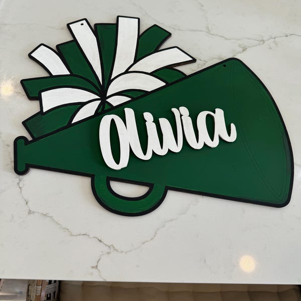 UNFINISHED Megaphone / Blank Cheer Megaphone /cheer Pompoms ...