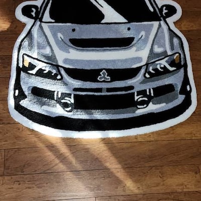 Vintage Car Tufted Rug, Car Rug, Porsche Art Tufted Carpet, Aesthetic ...