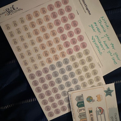 Vacation Countdown Stickers Perfect for Your Planner, Journal, or ...