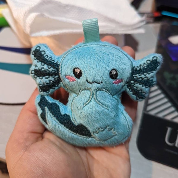 ITH PATTERN 4x4" / 10 X 10 Cm Axolotl Plush - Etsy