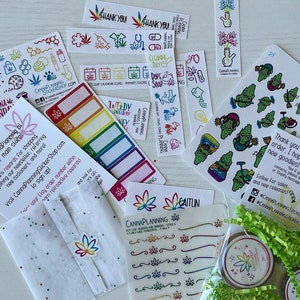 Clear Marijuana Monday Hand-Lettered Weed | Etsy