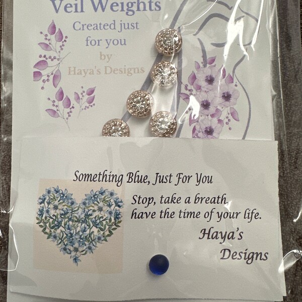 Veil Weights, Crystal Flower Veil Weights, Bridal, Elegant, Wedding ...