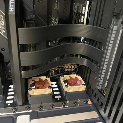 Low Profile PCI Fan Mount for 40mm Fans With Screw Inserts - Etsy