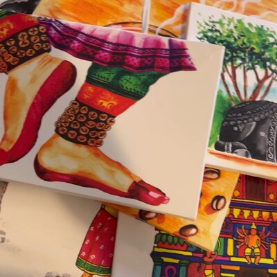 Nanjangud Temple, Tamil Wall Art, Karnataka Wall Art, Tamil Temple ...