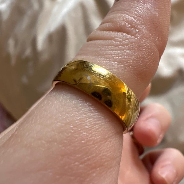 Silver Fish Thin Band Ring, Swimming Fish Band Ring, Fish Ring, Sea ...