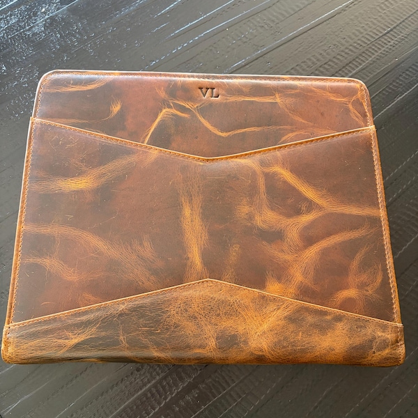 Personalized Full Grain Leather Padfolio – A4 Executive Organizer - Etsy