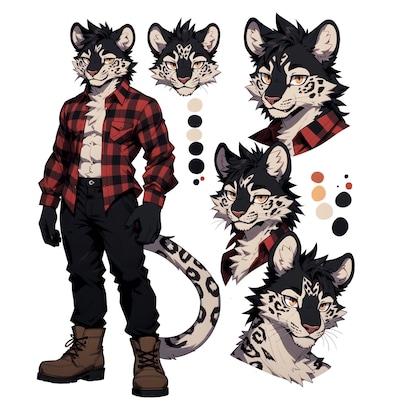 Chibi Green Wolf Furry Twitch Emotes Set of 10 Cute Furry Twitch Emotes ...