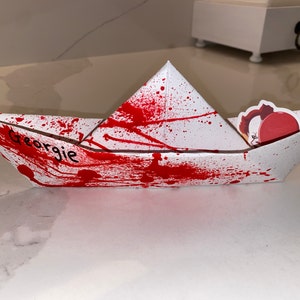 Laminated Bloody Acrylic Paint Bookmark Customizable Red and Black ...