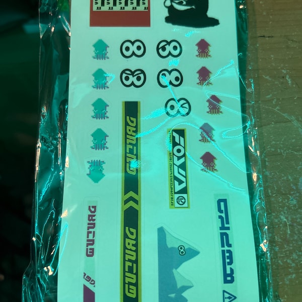 Splatoon Stickers Splatoon Inspired Fan-art Badge Stickers 100 ...