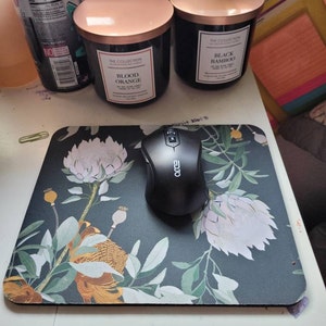 Mouse Pad Protea Floral Mouse Pad Floral Mouse Pad Office Mouse Pad ...