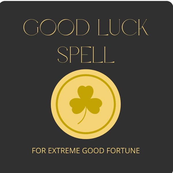 GOOD LUCK SIGIL - Powerful Occult Symbol for Great Fortune, Positive ...