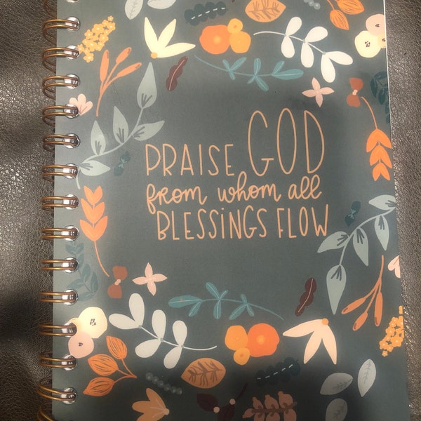 Spiral Notebooks | Soft Cover Journal | Faith Notebook | Praise God ...