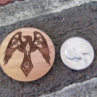 Custom 1.5 Inch Wood Coins - Etsy