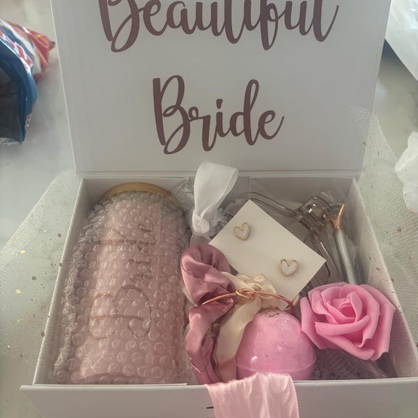 Bridal Gift Box, Bride to Be Gift Box, Personalized Bridal Gift Box ...