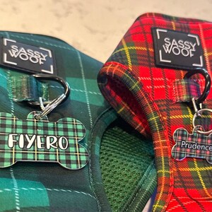 Coconut Print Dog Tag, Summer ID Tag, Beach Dog Tag Double Sided ...