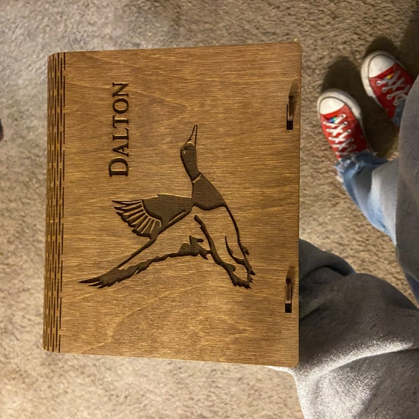 Personalized Duck Call Box | Custom Duck Hunter Storage Box | Goose ...