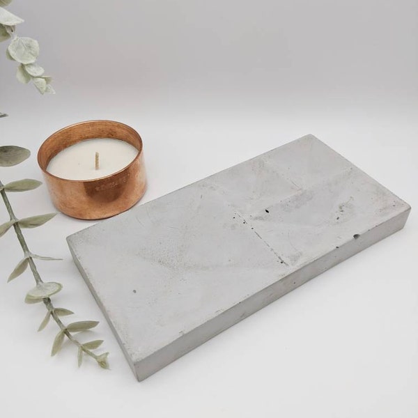 Concrete Plate Mold Jewelry Tray Silicone Molds DIY Silicone Concrete ...