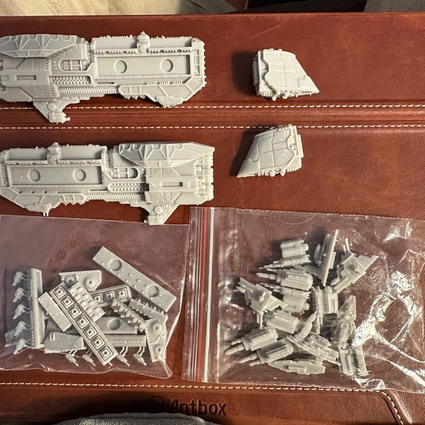 Halo Fleet Battles Neptune Class Light Carrier - Etsy