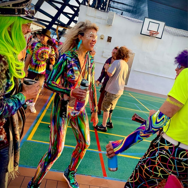 Cyber Costume for Women, Rave Halloween Costume, Couple Halloween ...