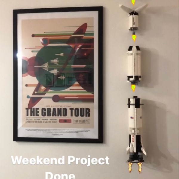 Wall Mount Kit V2 for Apollo Saturn V Rocket - Etsy