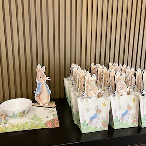 Peter Rabbit Figure Wooden Peter Rabbit Table Decor Peter Rabbit Wooden ...