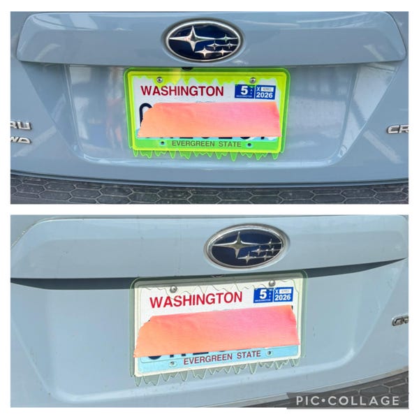 Slime Ooze License Plate Frame Cover, Car Show, JDM Plate, Tuner Plate ...