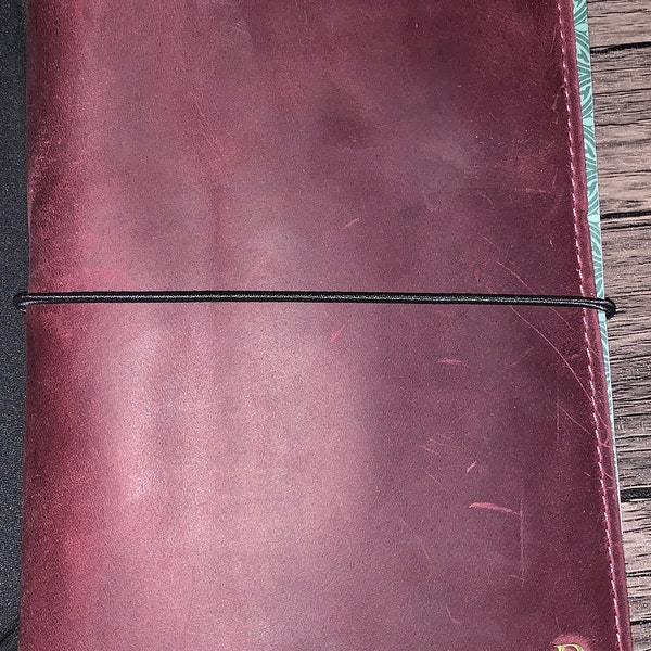 A5 Notebook Cover,personalized Notebook Cover,personalized Refillable ...