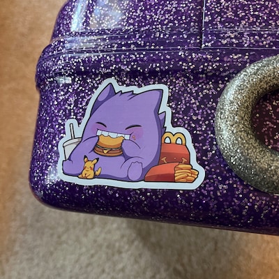 Mew Peeker Sticker 5, Kawaii Kanto Pokemon Sticker, Cute Waterproof Car ...