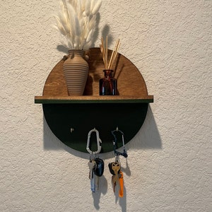 Key Hooks & Shelf, Key Holder, Key Organizer, Entryway Shelf - Etsy