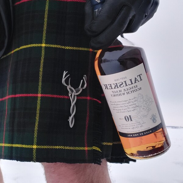 Kilt Pin,celtic Royal Trinity Stag Kilt Pin, 7014, Scottish Kilt Pin, Irish Kilt Pin, Celtic ...