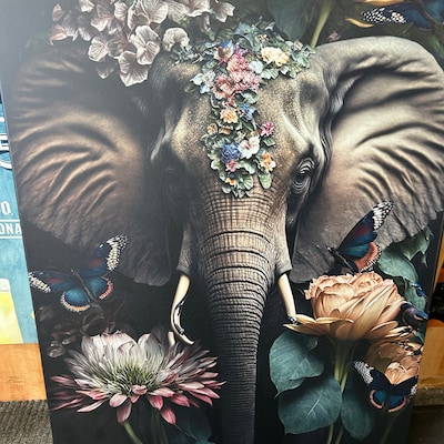 Peacock Design of a Peacock Surrounded by Flowers and Leaves Peacock ...