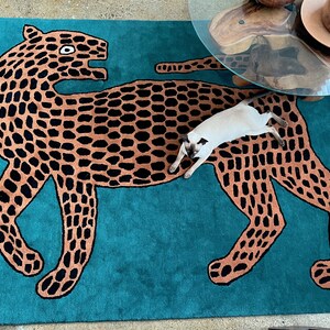 Wool Area Rug for Bedroom and Living Room Handmade Cave Art - Etsy