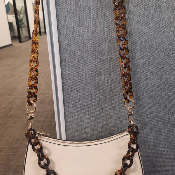 A Piece of Acrylic Chain Purse Chain Metal Strap Handle Plastic Handles ...