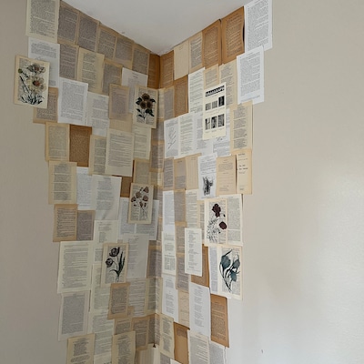 Floral Themed Dictionary Prints - Etsy