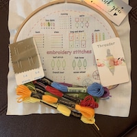 Embroidery Kit Beginner,beginner Embroidery Kit,embroidery Starter Kit ...
