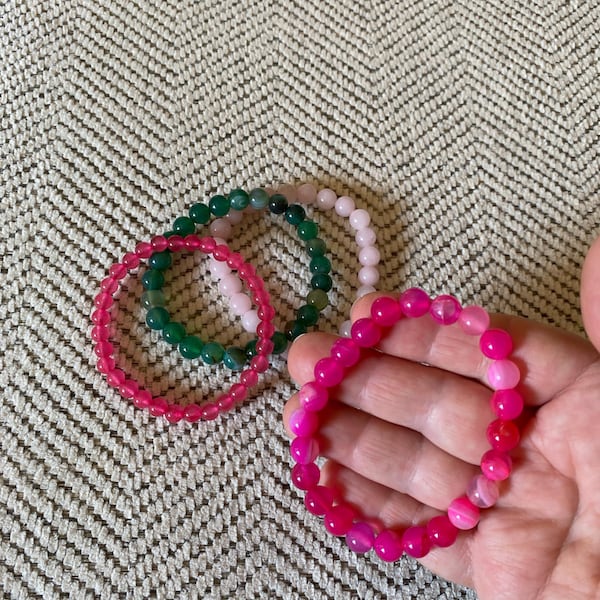 7 Chakra Natural Gemstone Crystal Chips Bag 1oz 7 Types Drilled Chip ...