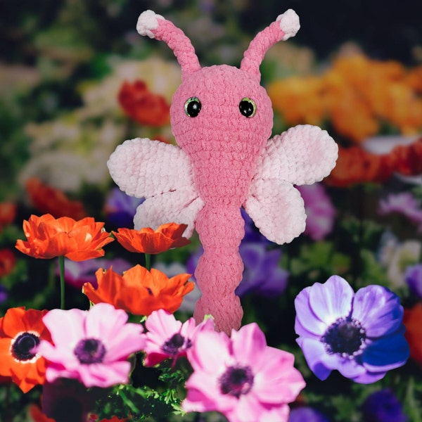 Low Sew Dragonfly Crochet Pattern Insect Amigurumi Pattern DIY Crochet ...