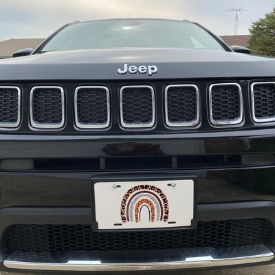 Leopard Rainbow Front License Plate - Etsy